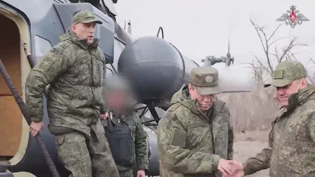 Рабочая поездка НГШ ВС РФ в войска ГрВ «Центр» 9 декабря 2025 года.