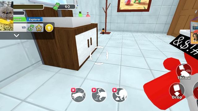 Никита играл в симулятор кота и увидел там человечков