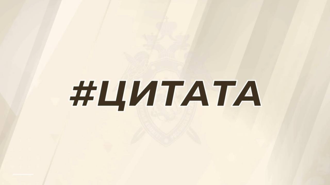 Из интервью А.И. Бастрыкина информационному агентству «РБК»