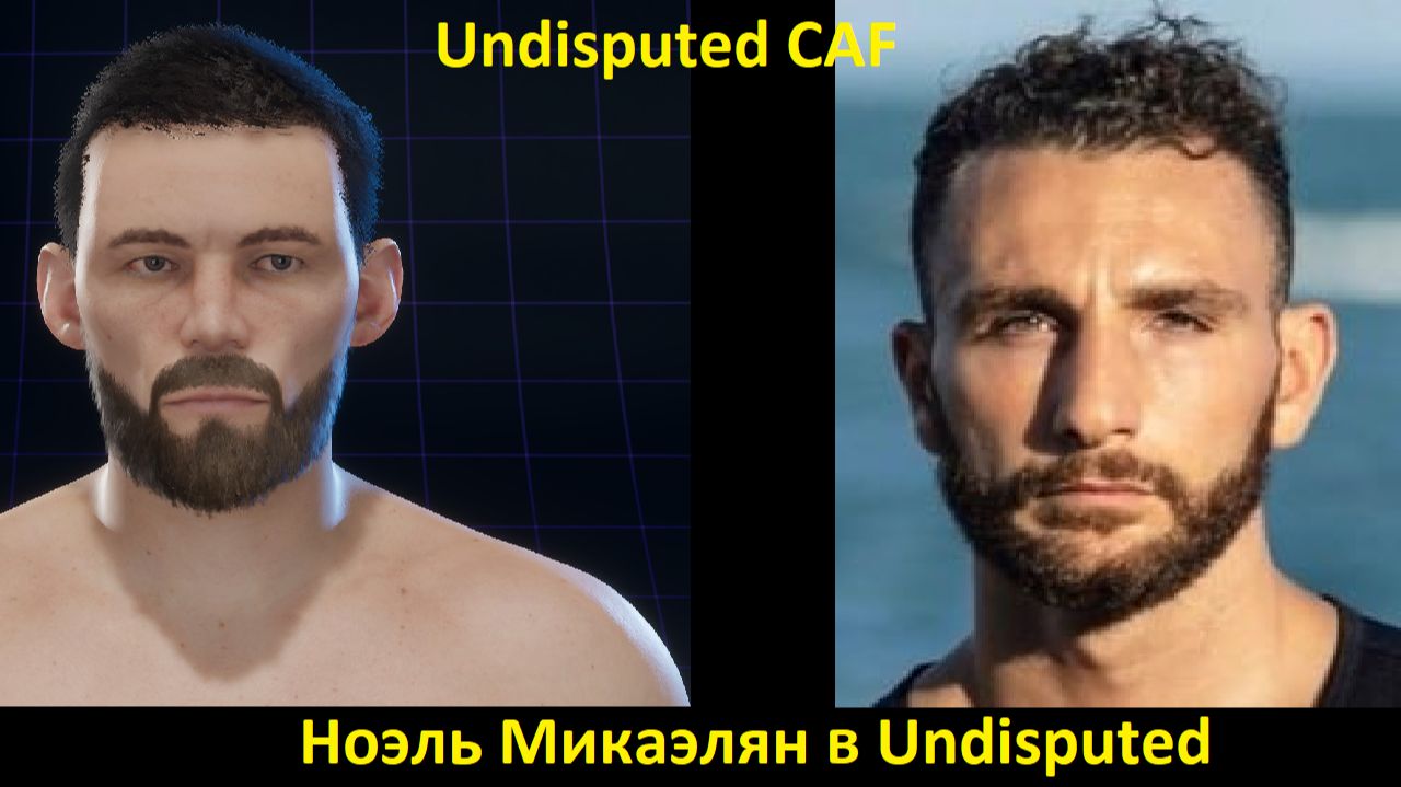 Ноэль Микаэлян в Undisputed: полная инструкция по созданию бойца (Undisputed CAF)