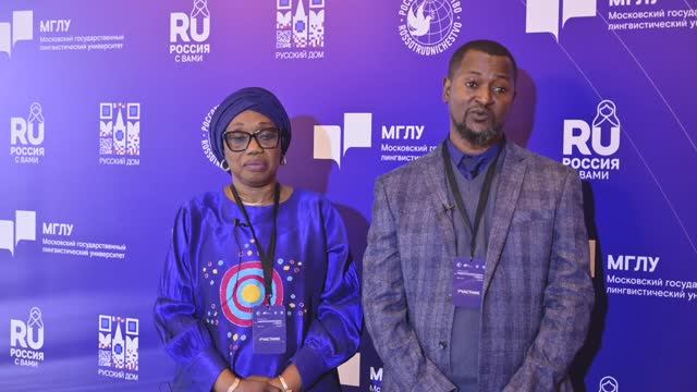 Международная неделя русского языка в Африке 2025 // Абдурахман Джалло (Сенегал)