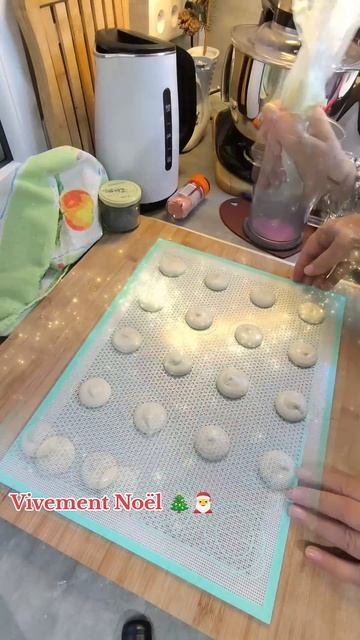 Рождественские Макарон для подарков.#макарон #macarons #noël2025