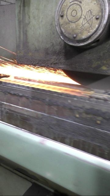 Шлифовка длинных заготовок для линеек штампа