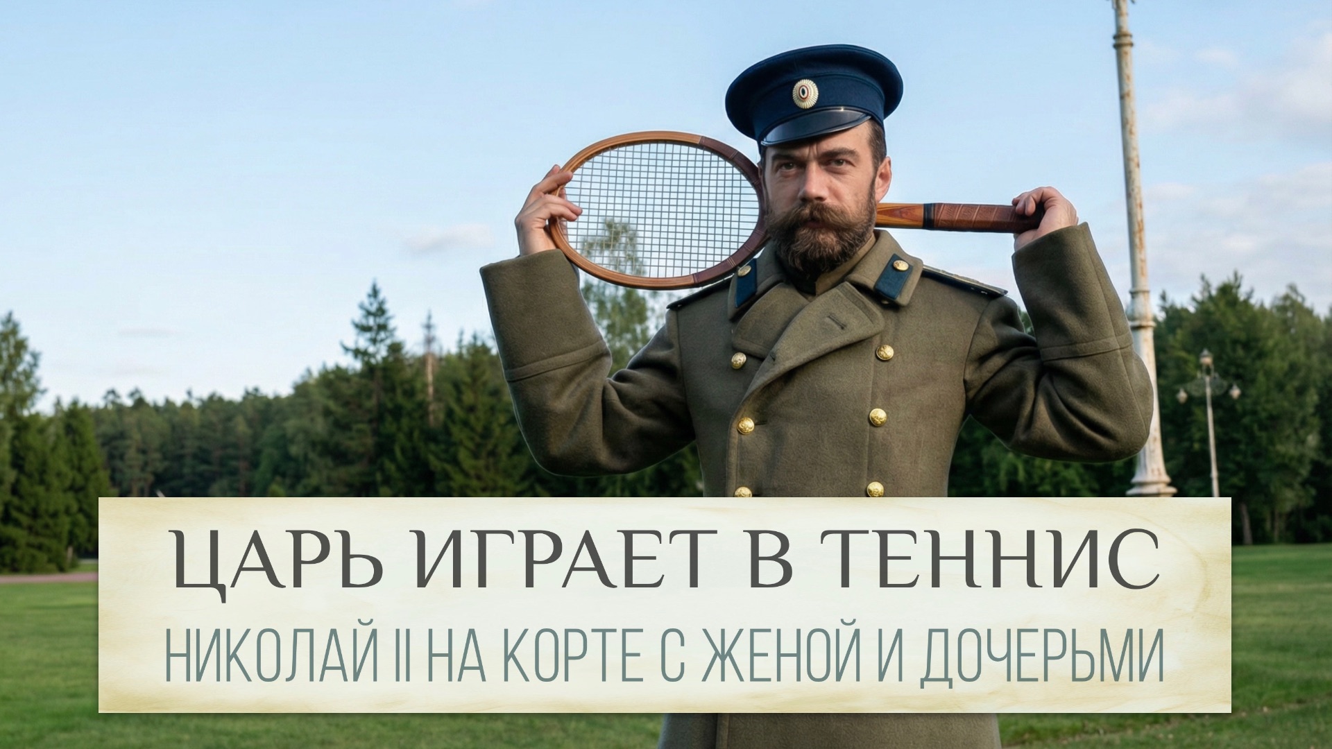 Николай II играет в теннис. Восстановленная хроника (1910-е)