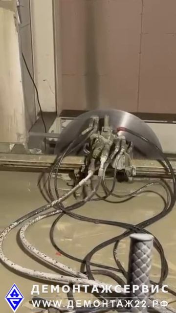 Резка проема под лифт