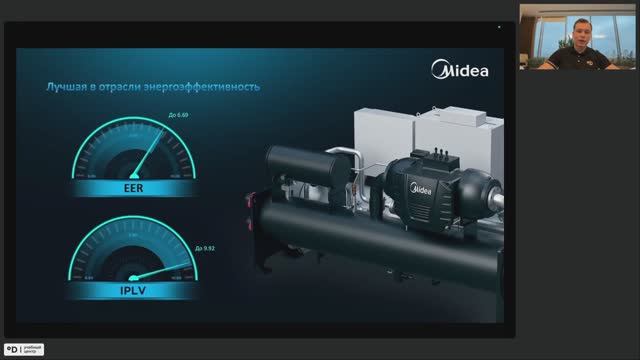 Чиллеры MIDEA MagBoost c центробежными компрессорами на магнитных подшипниках 09.12.25
