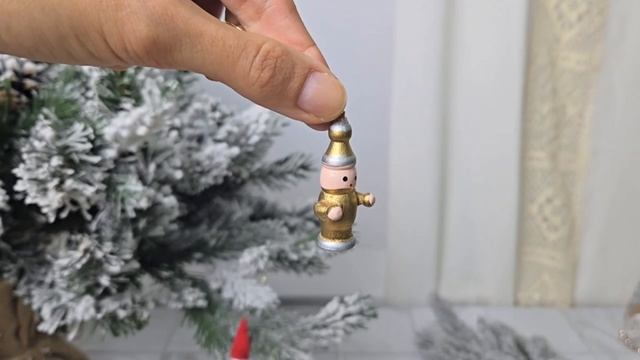 Набор ёлочных игрушек ИНФАНСИ, дерево, золотой с серебряным, 2-4 см, 12 шт., GR9002050