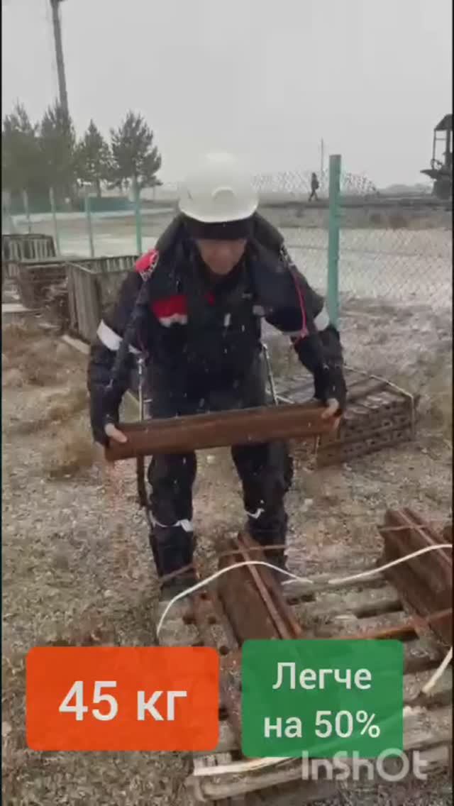 🚚📈 Оперативная новость: сотрудники железнодорожных  складов  ощутили разницу с экзоскелетом PROЕXO