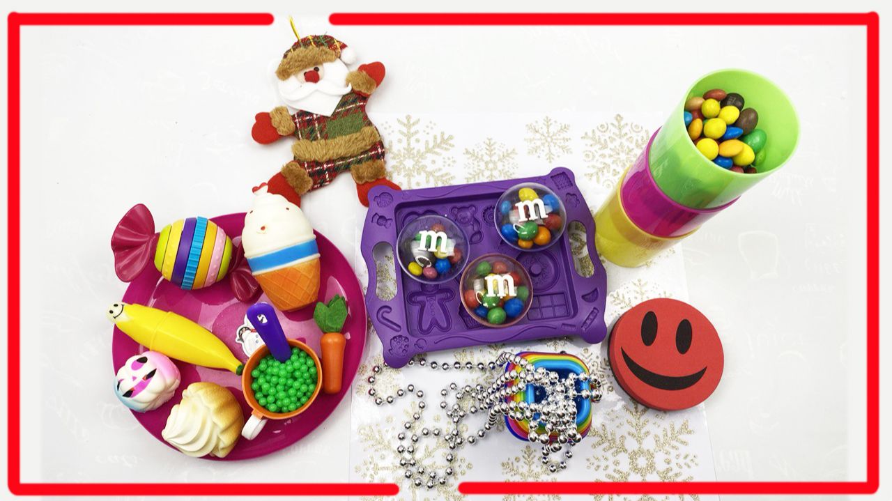 Мультики для детей и малышей. Яркие слаймы, конфетки и фрукты. Смотреть яркие мультики залипалки