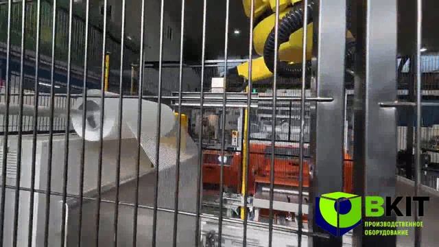 Упаковочная линия для крышек аэрозолей производительностью до 1500шт/мин