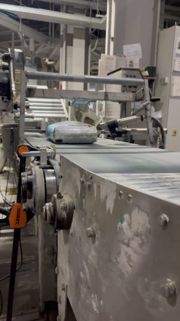 Лазерная маркировка на мешках для сухих строительных смесей