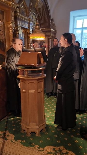 ТЕБЕ ПОЕМ | ДИАКОН СЕРГИЙ ТРУБАЧЁВ | ХОР БРАТИИ ВАЛААМСКОГО МОНАСТЫРЯ #валаам #знаменное #литургия