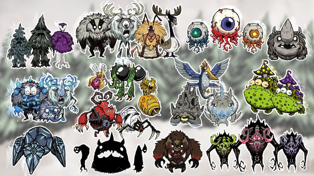 Все Боссы в Донт Старв Тугезер! Гайд по Боссам ДСТ