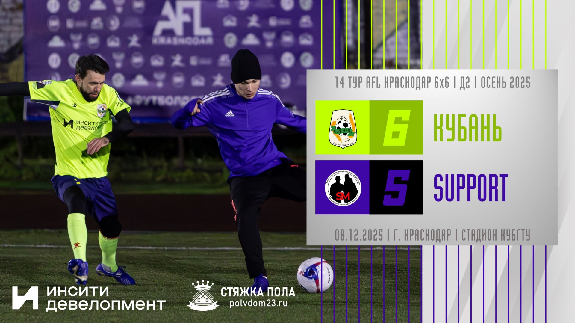 Кубань - Support | 08.12.2025