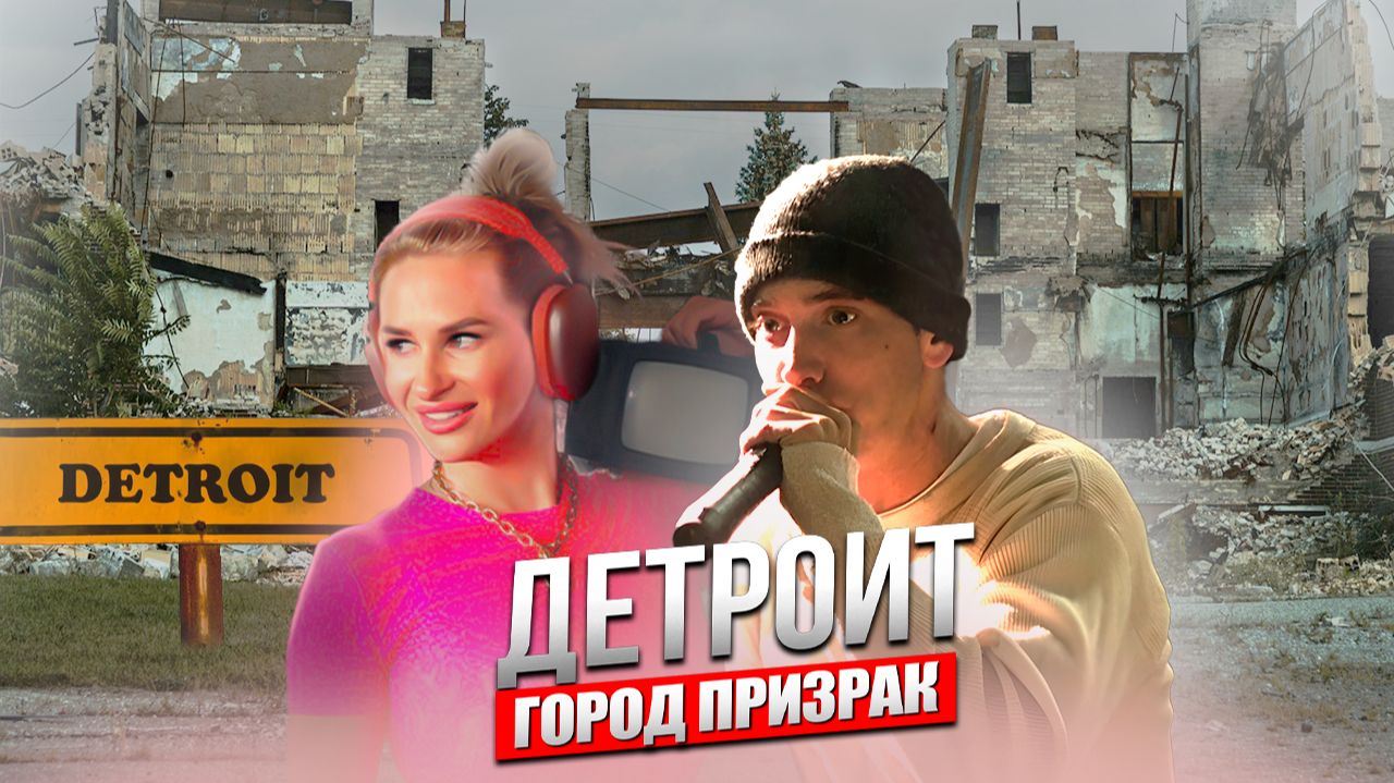 ДЕТРОЙТ ! Город-призрак: как он выглядит сейчас? Город Эминема превратился в ад на земле #жизньвсша