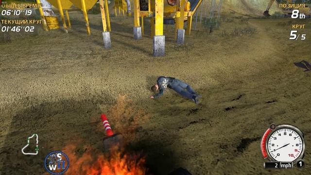 FlatOut: Гонка по Гравийке!