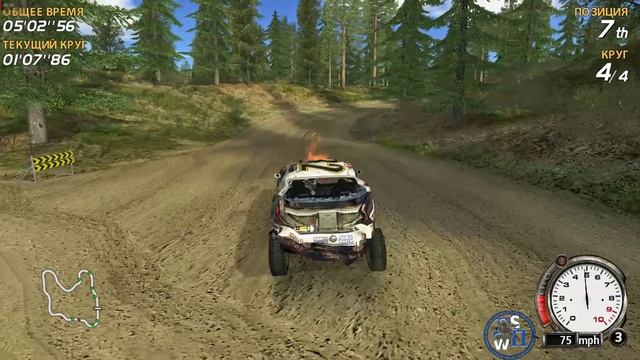 FlatOut: Сосновый лес-Квалификация!