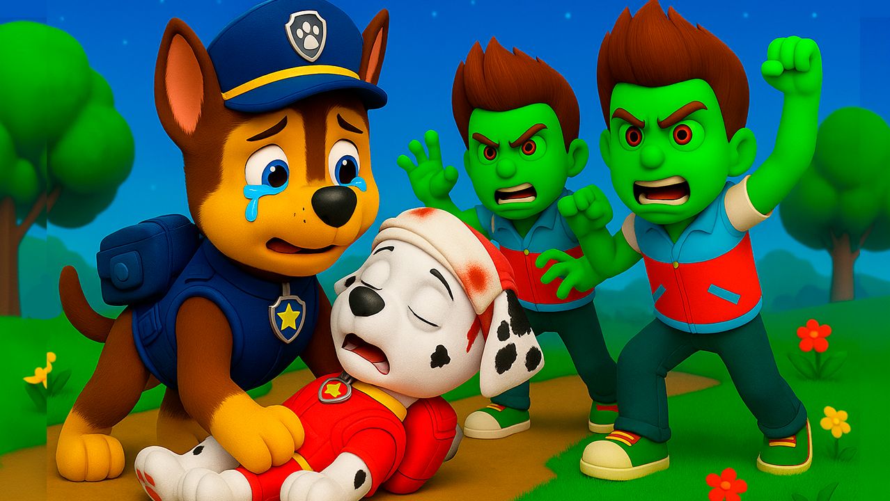 ЩЕНЯЧИЙ ПАТРУЛЬ СПАСАЕТ МАРШАЛА и ГОНЩИКА от ЗОМБИ РАЙДЕРА в МАЙНКРАФТ PAW PATROL МУЛЬТИК