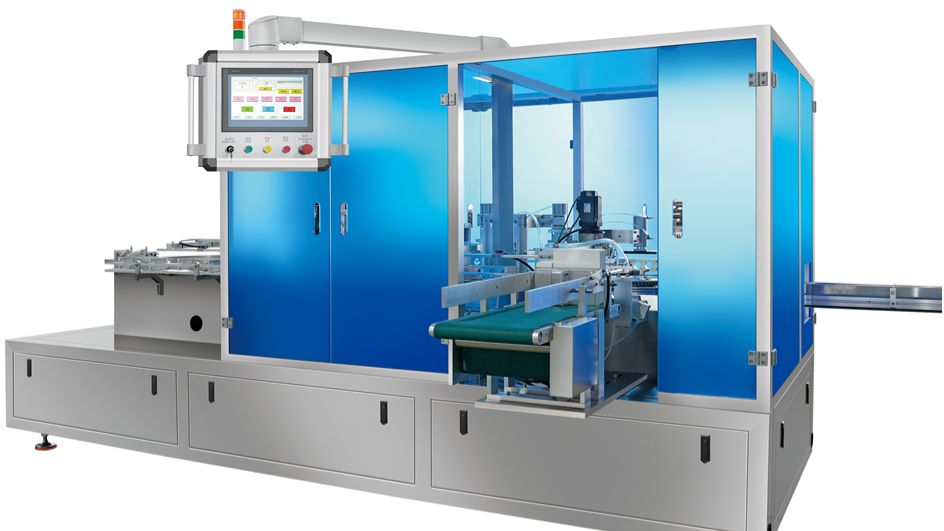 Автомат-картонатор с горизонтальным вложением продукта в короб