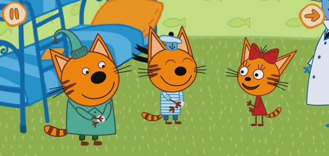 Три Кота Мультфильм Прививка для котят