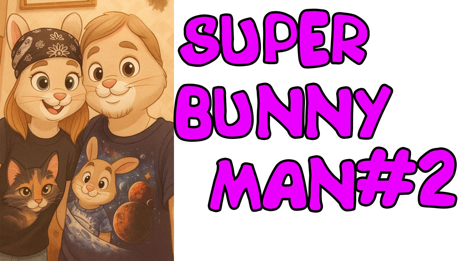 (Запись) Super Bunny Man Бешеные зайцы и полная вакханалия! Кооператив (Со стороны Оптимистики)