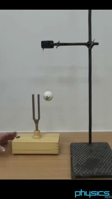 Колебания камертона