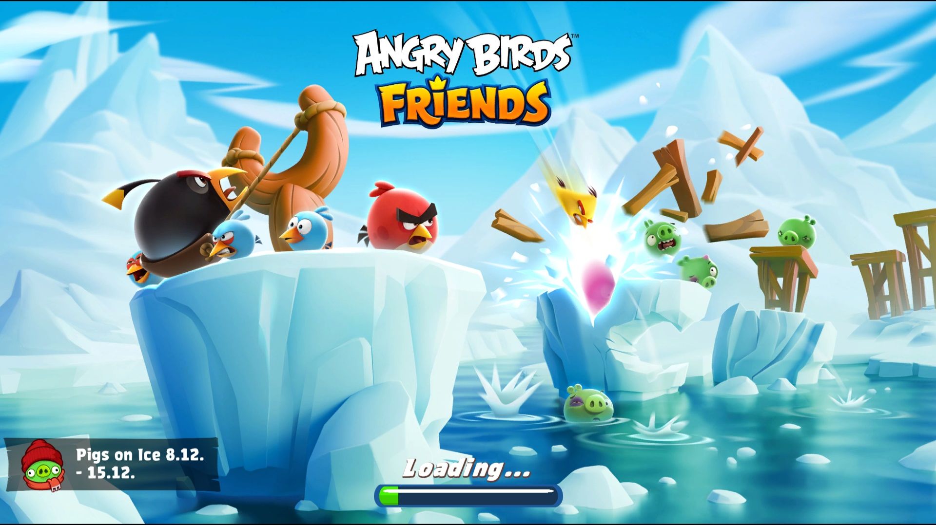 Angry Birds Friends. Pig on Ice 2 (13.12.2025). 3 звезды. Прохождение от SAFa.