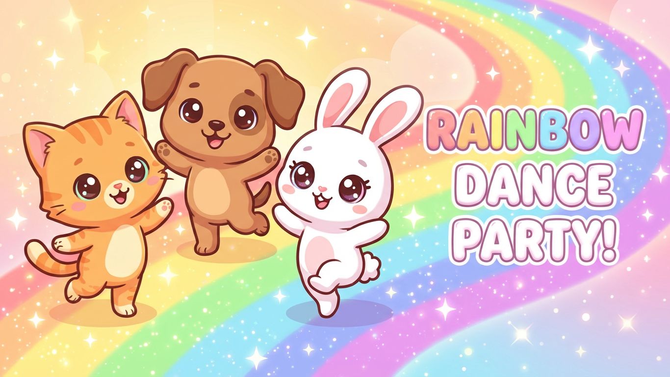 Весёлые Животные — Танцевальная Считалочка для Детей