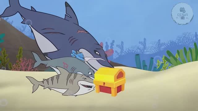 Морская дева УНДИНА БАНДА АКУЛ И ЗОЛОТОЙ СУНДУК