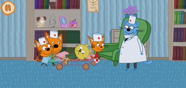 Три Кота Прививка для котят