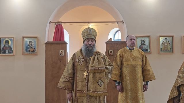 Проповедь владыки Гурия в Неделю 27-ю по Пятидесятнице в храме Георгия Победоносца г. Дальнегорска