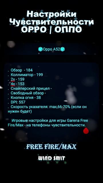 Настройки чувствительности OPPO для Free Fire/Max 2025-2026 | оттяжка фри фаер на Оппо! (ч.1)
