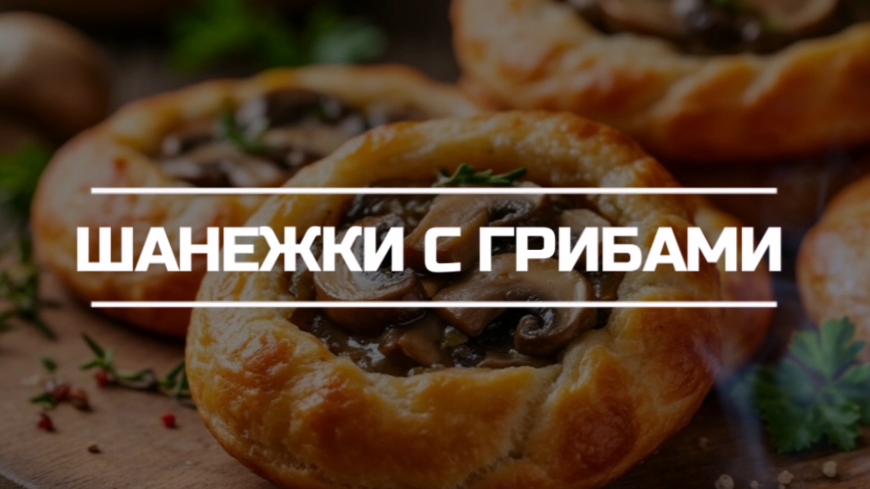 Шанежки с грибами.