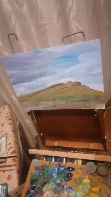 Написание пейзажами "небо над Первым Сундуком"