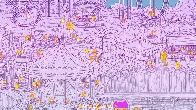 A Park Full of Cats / Котики в парке развлечений