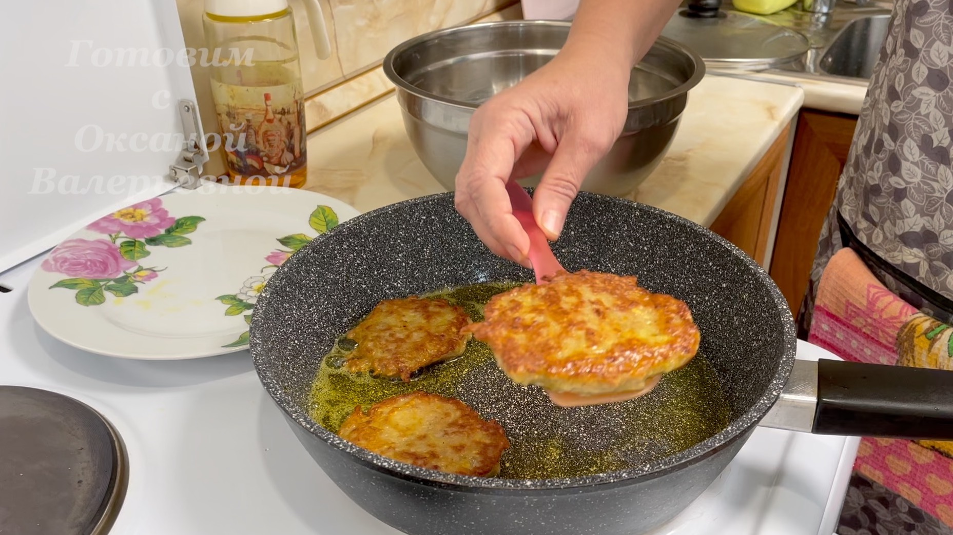 Картопляники, рецепт. Полукотлеты, полудраники, драники с мясом... Готовим с Оксаной Валерьевной.