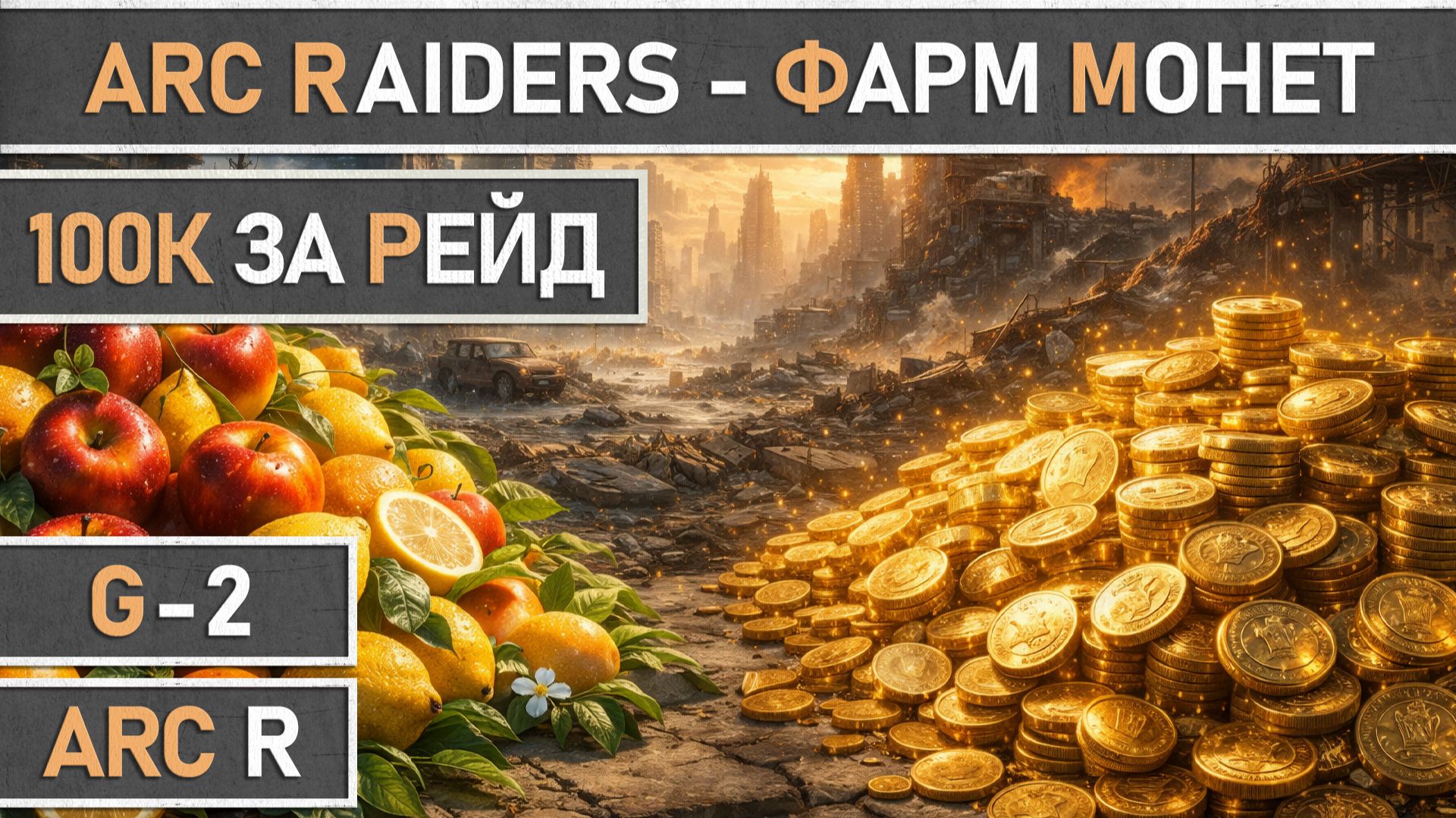 ARC Raiders: Подробный гайд по фарму монет на фруктах и растениях на всех картах. 100К за один рейд.