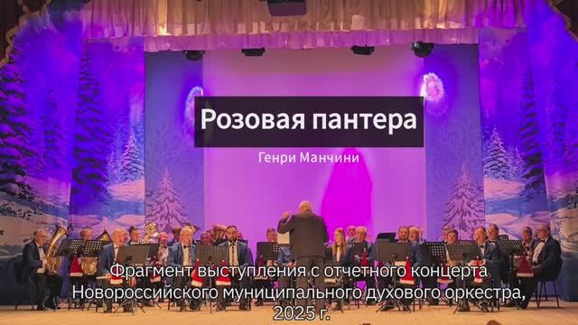 Розовая пантера, фрагмент отчетного концерта Новороссийского духового оркестра