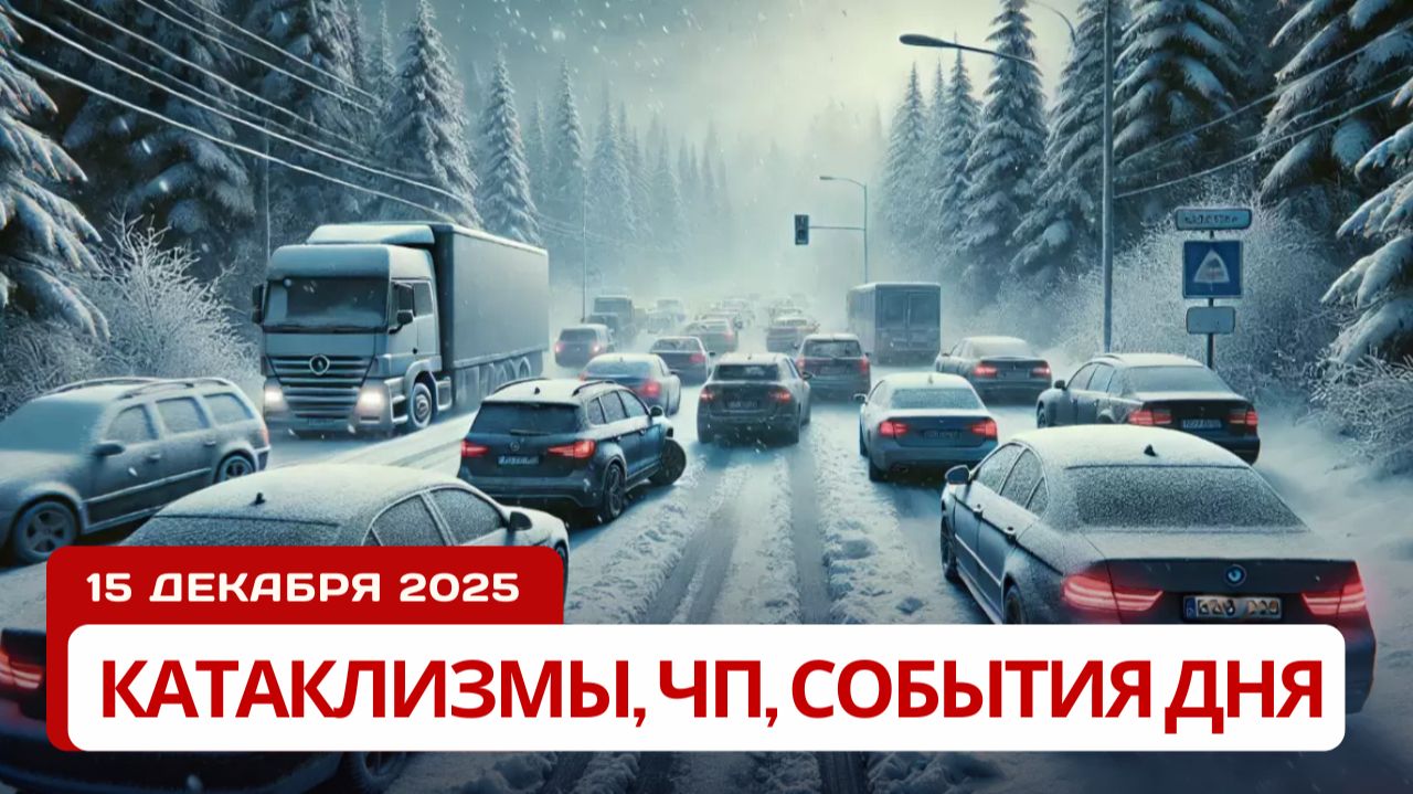 Новости Сегодня 15.12.2025 - Катаклизмы сегодня, ЧП, События дня | Китай Россия США Индия Европа