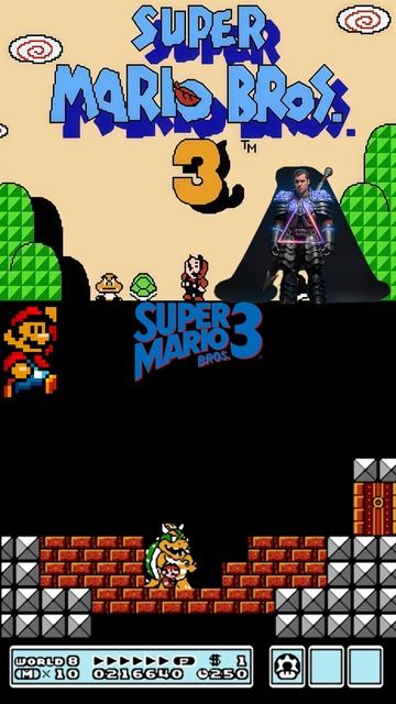 Super mario bros. 3 Схватка с Баузером