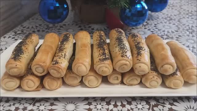 Печенье СИГАРЕЛЛЫ с яблоками и корицей БЕЗ ЯИЦ!!! БЕЗ СЛИВОЧНОГО МАСЛА!!! Печенье с начинкой к чаю