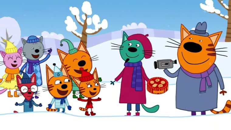 Три Кота — Мультфильм для Детей | Учим Цвета Весело | Три Кота Мультик Смотреть | Развивающая Игра