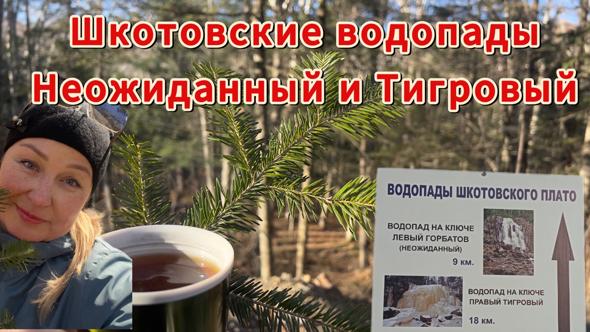 Водопады Шкотовского плато в ноябре/Тигровый/Неожиданный/Звук падающей воды будоражит сердце/релакс