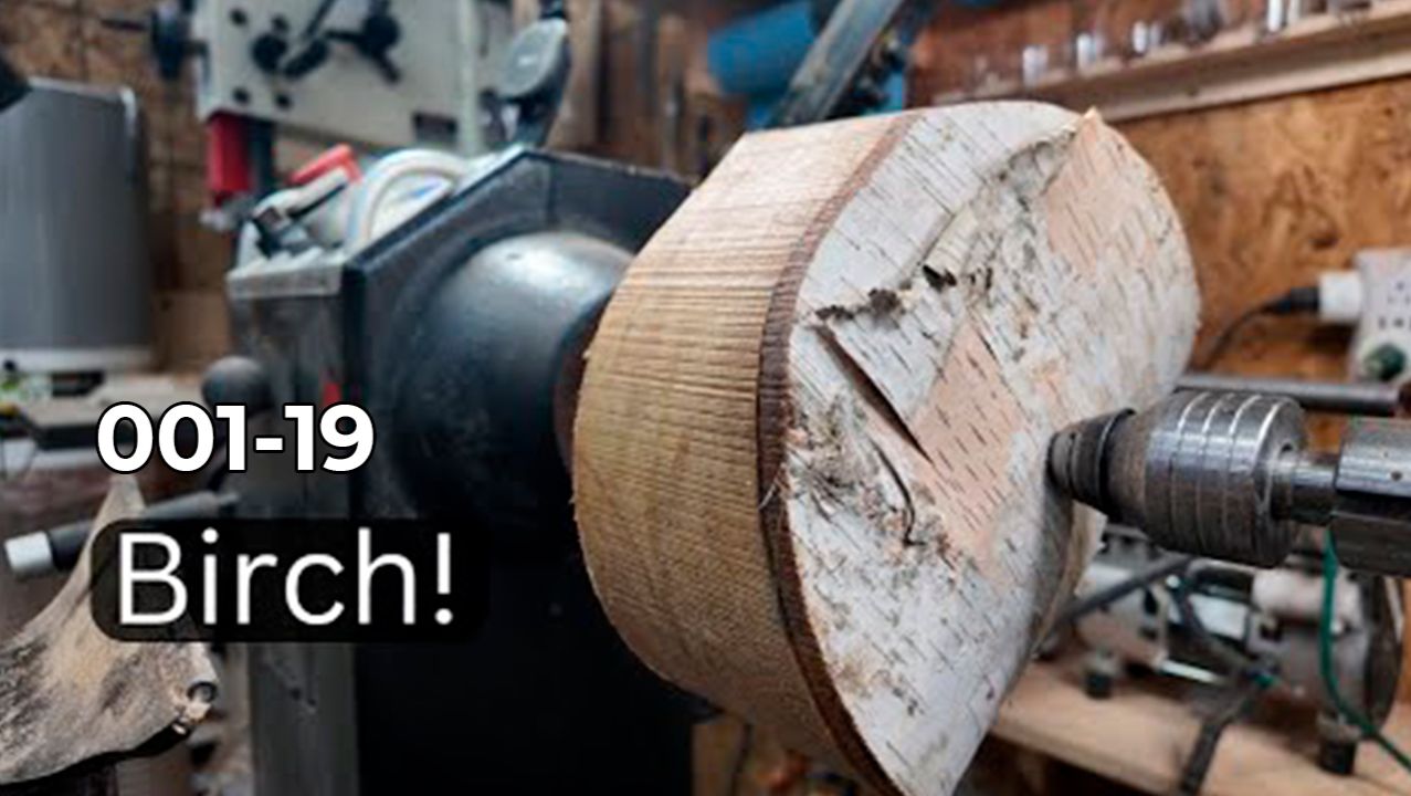 Чаша из березы своими руками Токарные работы по дереву для начинающих Необычная токарка по дереву