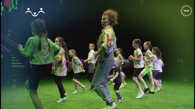 Весёлая зарядка в цирке Никулина. Вып.04