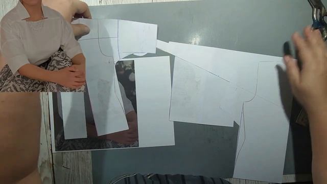 Моделирование. Уникальный крой блузки - расположение вытачки. Выкройка № 1903.