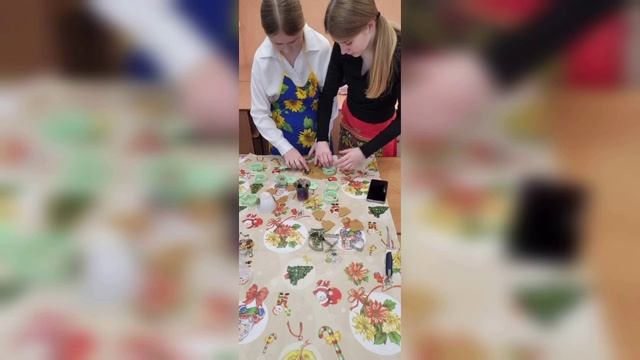 #футболвшколе Печенье "Новогодний матч" 7 класс