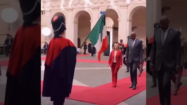Президент Мозамбика на встрече с председателем Совета министров Италии