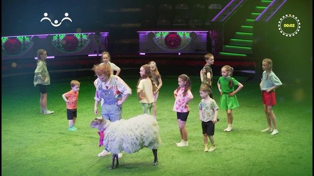 Весёлая зарядка в цирке Никулина. Вып.03