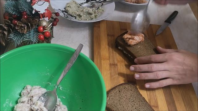 Закуски на новый год. Закуска с красной икрой и закуска из сала ПОД ВОДОЧКУ